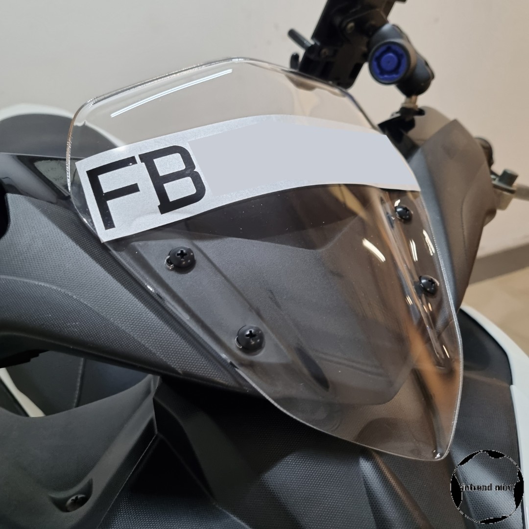 Yamaha Aerox 155 - Windshield - Screen - Visor - Clear, Motorcycles ...