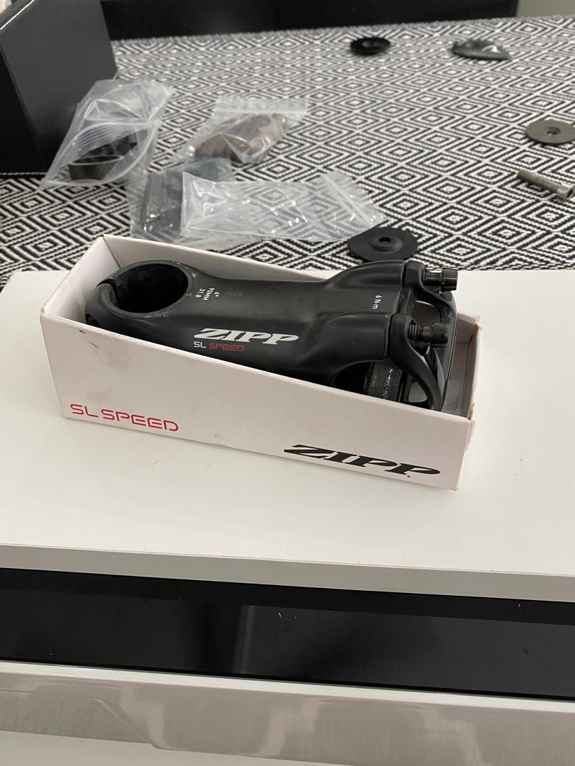 zipp SL speed carbon stem 90mm, Sports Equipment, Bicycles & Parts ...