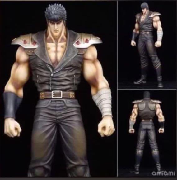 清倉特價 50cm 超巨大 大膠 北斗之拳 健次郎 kaiyodo mega sofubi kenshiro 008 medicom shf mafex Akira jojo 超像可動, 興趣 ...
