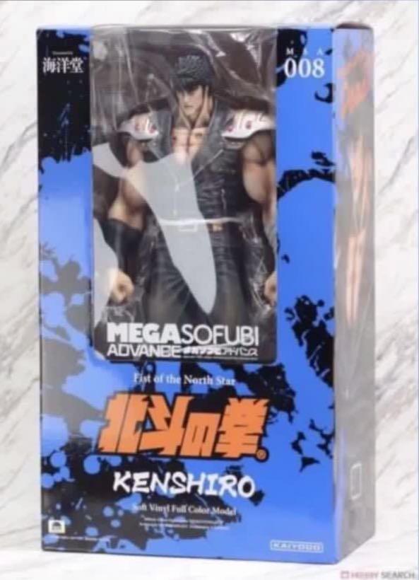清倉特價 50cm 超巨大 大膠 北斗之拳 健次郎 kaiyodo mega sofubi kenshiro 008 medicom shf mafex Akira jojo 超像可動, 興趣 ...