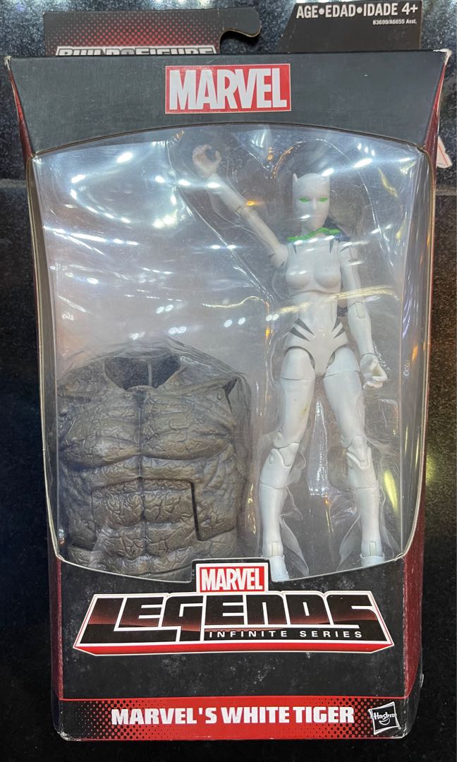 清屋平讓 全新未開封 美漫 Marvel Legends White Tiger 6吋 關節可動 Action Figure 連 Rhino ...