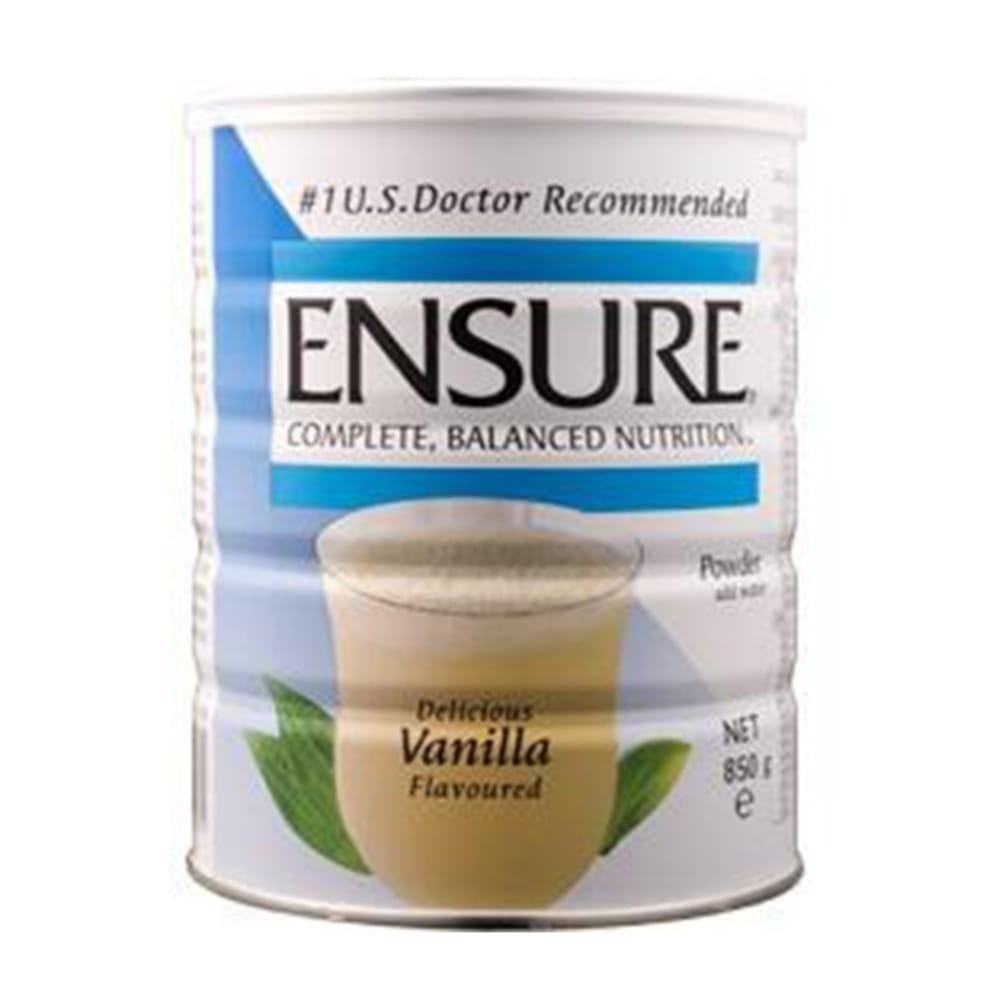 Abbott Ensure Original Powder Vanilla 850g, Health & Nutrition, Health ...