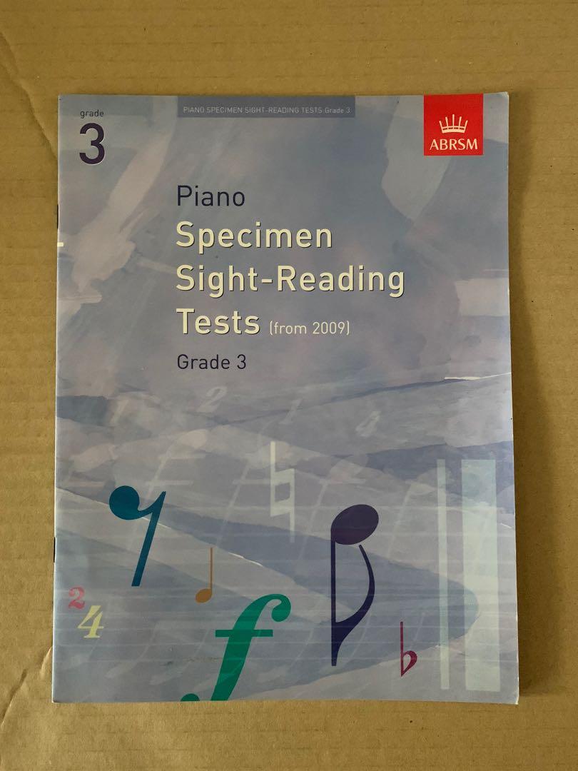 ABRAM Grade 3 Piano Sight-reading tests, Hobbies & Toys, Music & Media ...