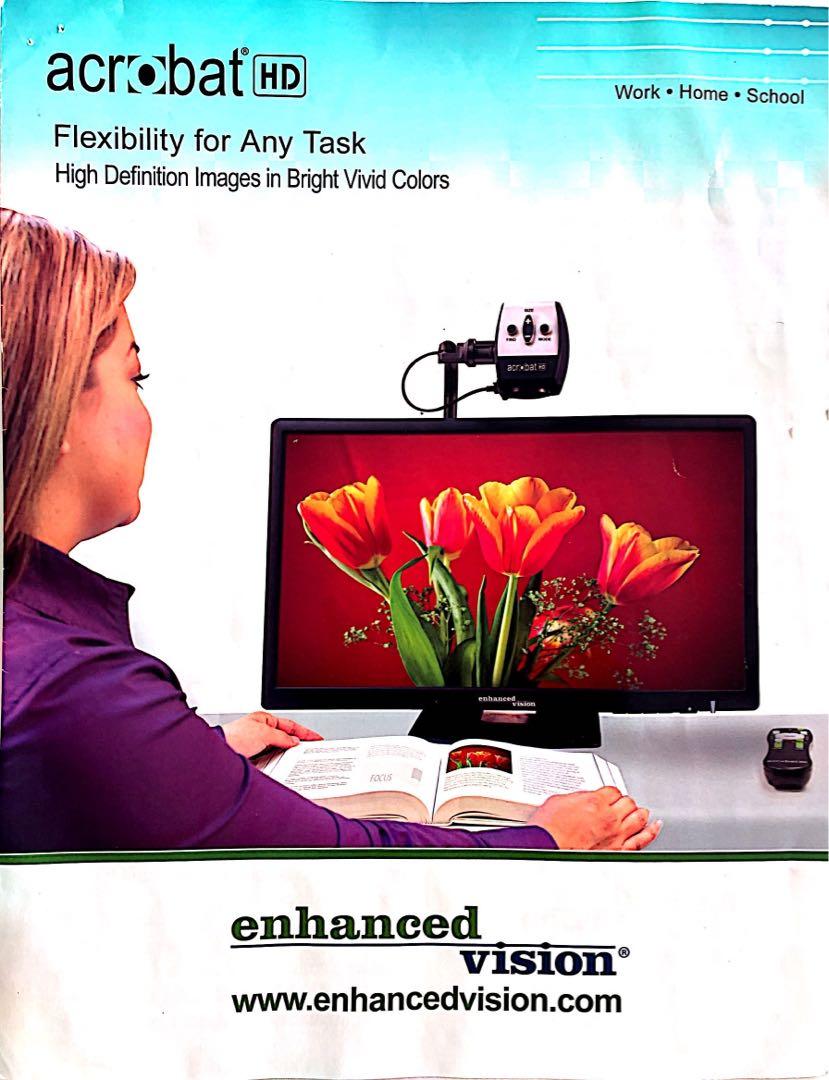 Acrobat HD Enhanced Vision Magnifier, Computers & Tech, Parts ...