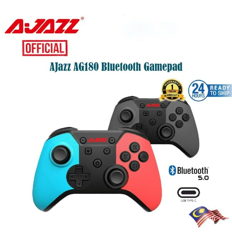 Ajazz_AG180 Dual Mode Wireless Bluetooth Gamepad Controller #SeeHere ...