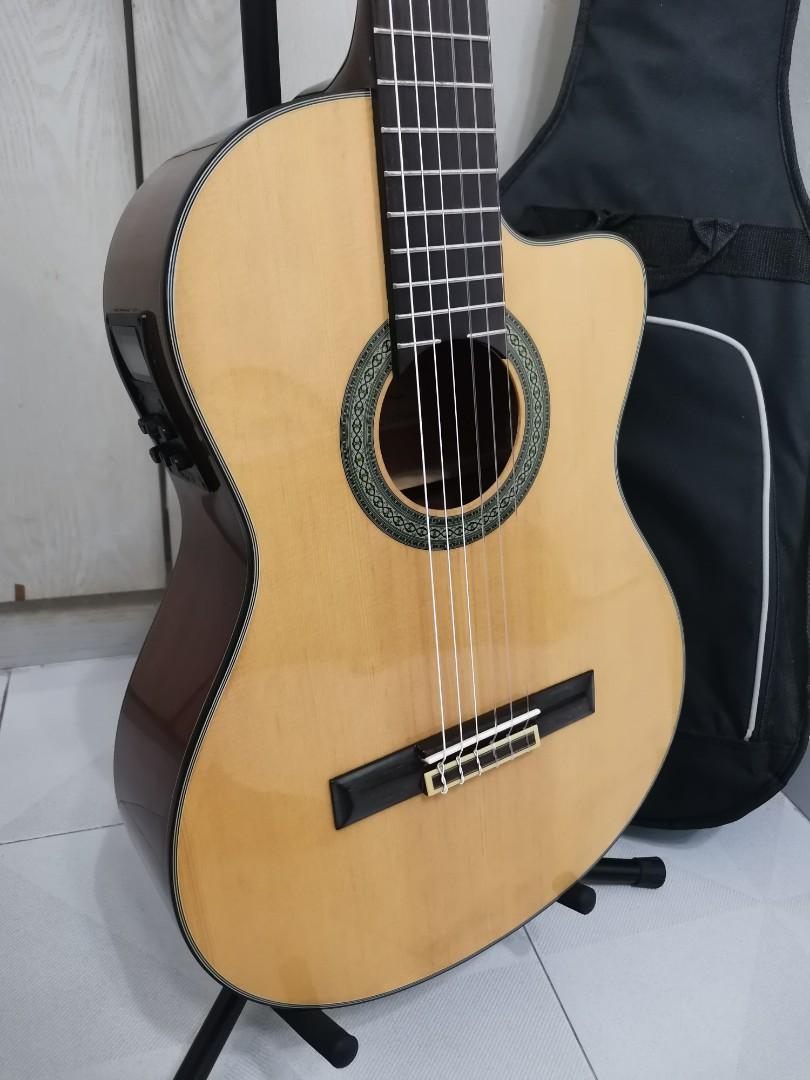 Aria Classical Guitar AK-30CE, Hobbies & Toys, Music & Media, Musical Instruments on Carousell