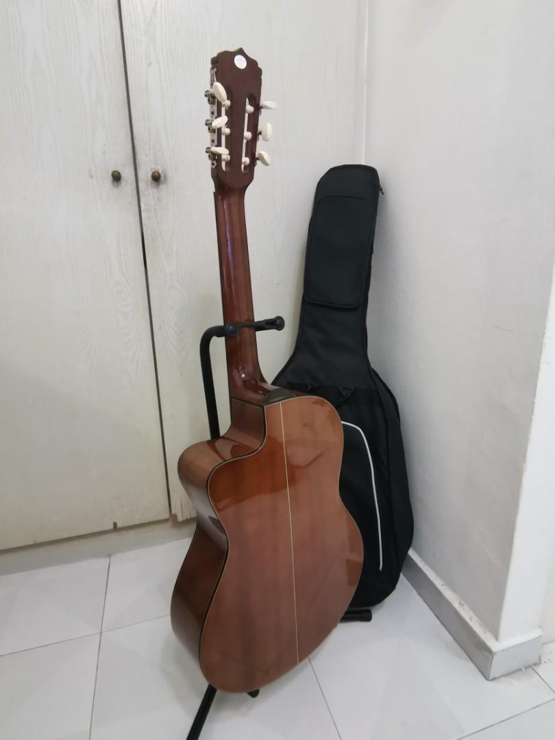 Aria Classical Guitar AK-30CE, Hobbies & Toys, Music & Media, Musical Instruments on Carousell