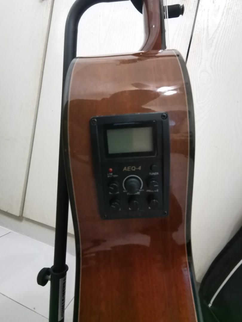 Aria Classical Guitar AK-30CE, Hobbies & Toys, Music & Media, Musical Instruments on Carousell