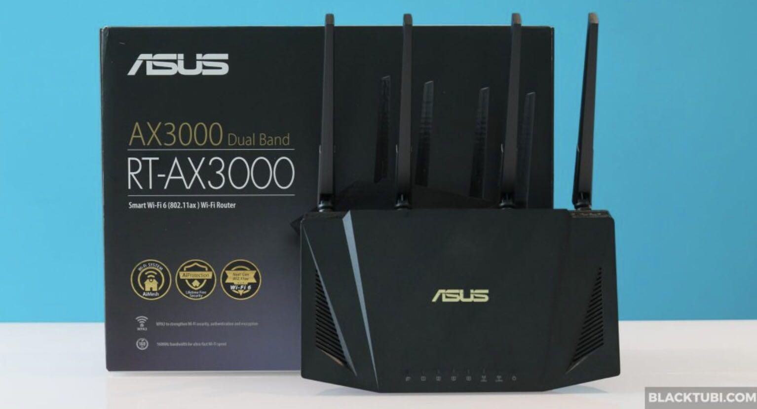ASUS RT-AX3000 router wifi, Computers & Tech, Parts & Accessories ...