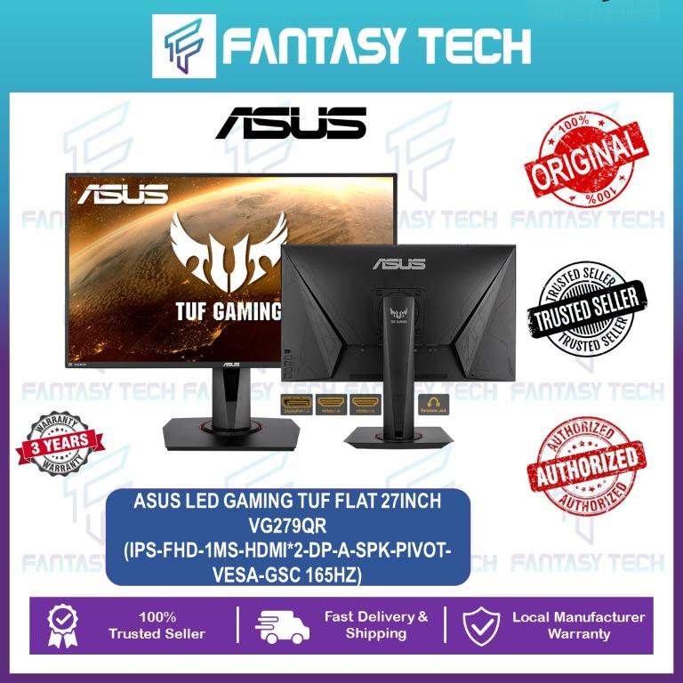 Asus TUF Gaming VG279QR 27" Inch Gaming Monitor w/ FULL HD, Nvidia G ...