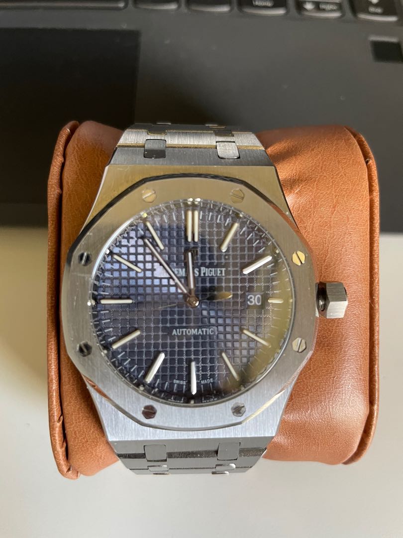 Audemars Piguet homage blue dial, Luxury, Watches on Carousell
