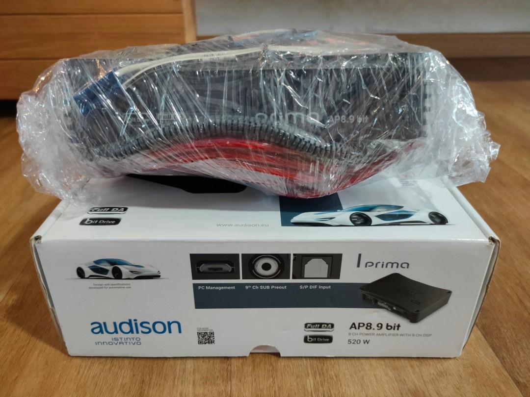 Audison AP8.9 bit 8 Channel 8x65w RMS amplifier with 9 Channel DSP, Car ...