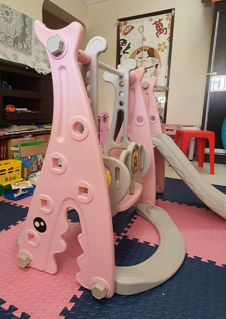 Baby shark swing and slide, Babies & Kids, Infant Playtime on Carousell