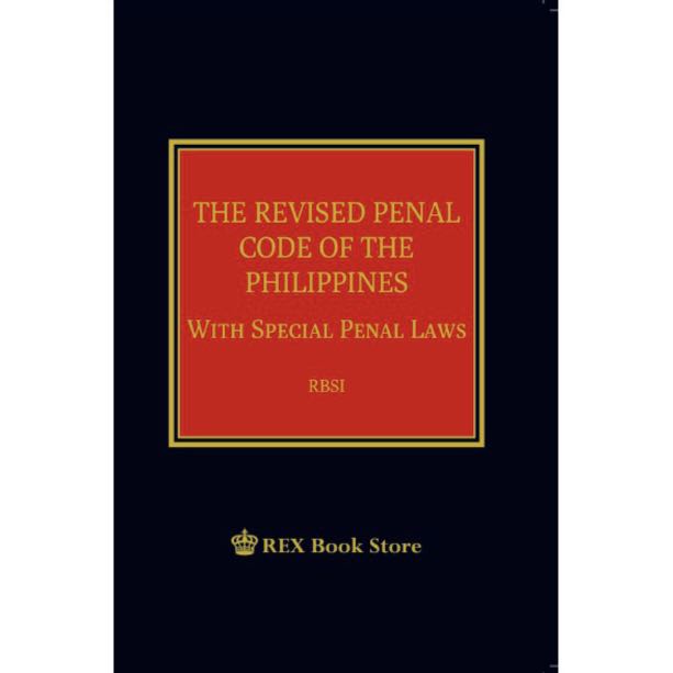 [BRAND NEW] Revised Penal Code from Rex Bookstore, Hobbies & Toys ...