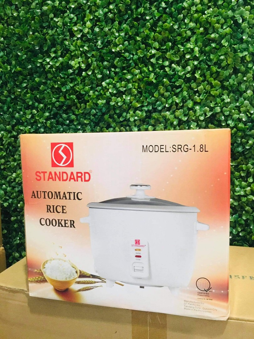 Standard 1.8L Automatic Rice Cooker SRG-1.8L, TV & Home Appliances ...