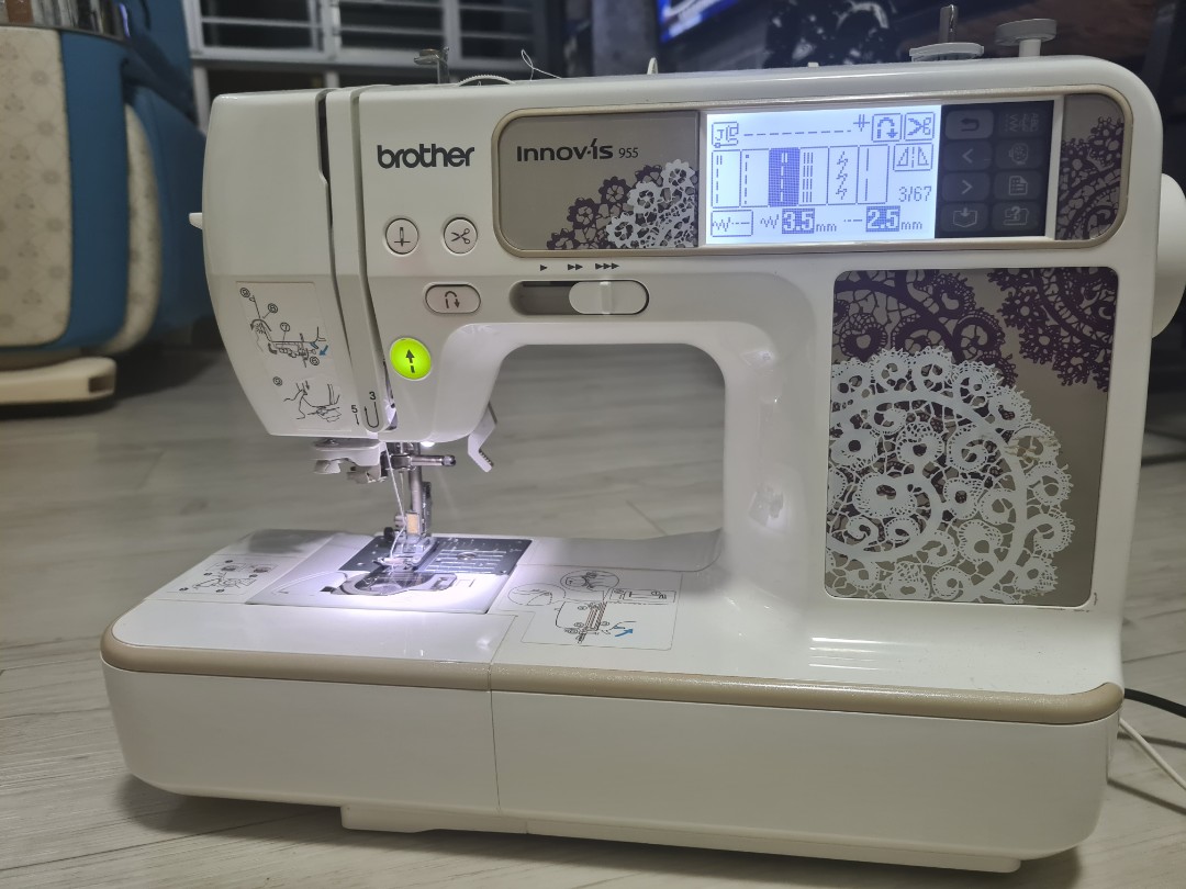 Brother Innovis NV955 Sewing and embroidery machine, Hobbies & Toys ...