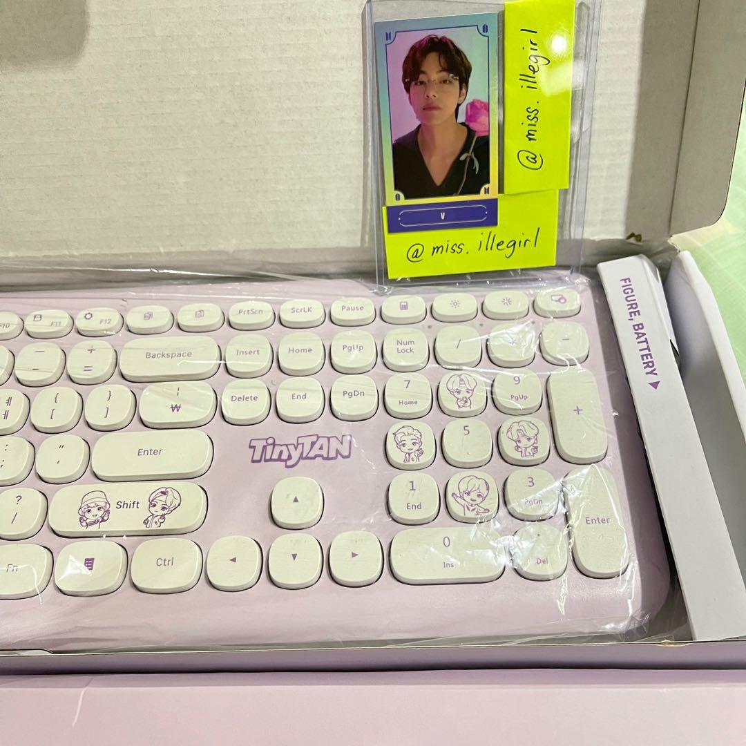 BTS TinyTAN Wireless Keyboard | WTS/LFB TinyTAN Wireless Keyboard [BTS ...