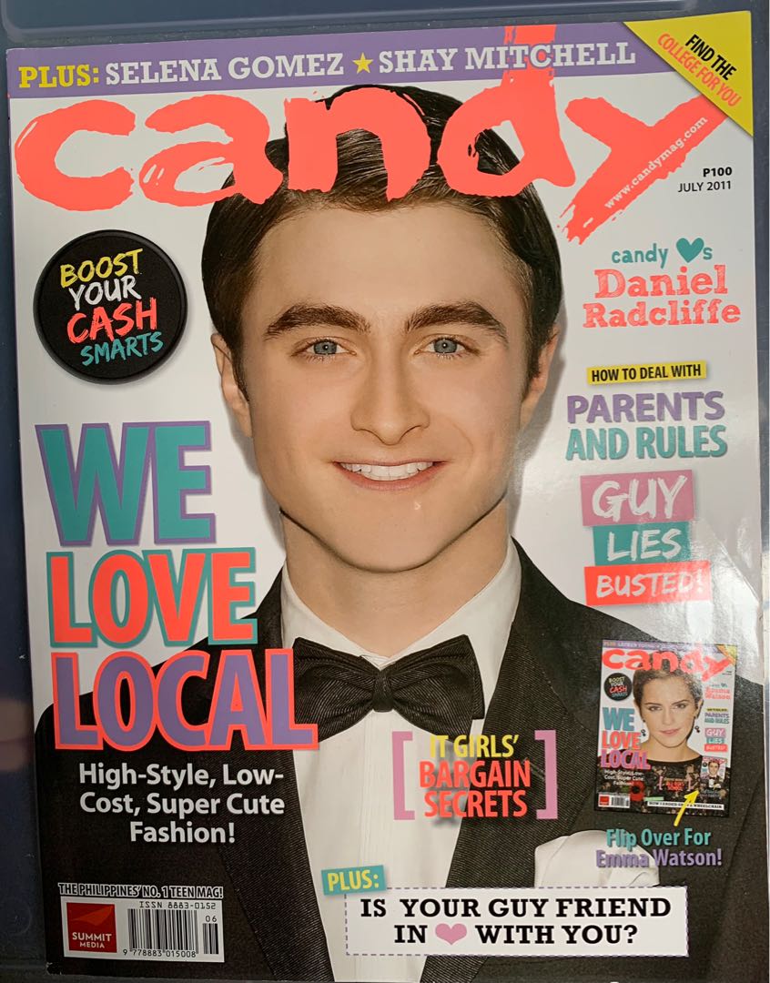 Candy Magazine - July 2011 - Back to Back Issue Harry Potter Danielle ...