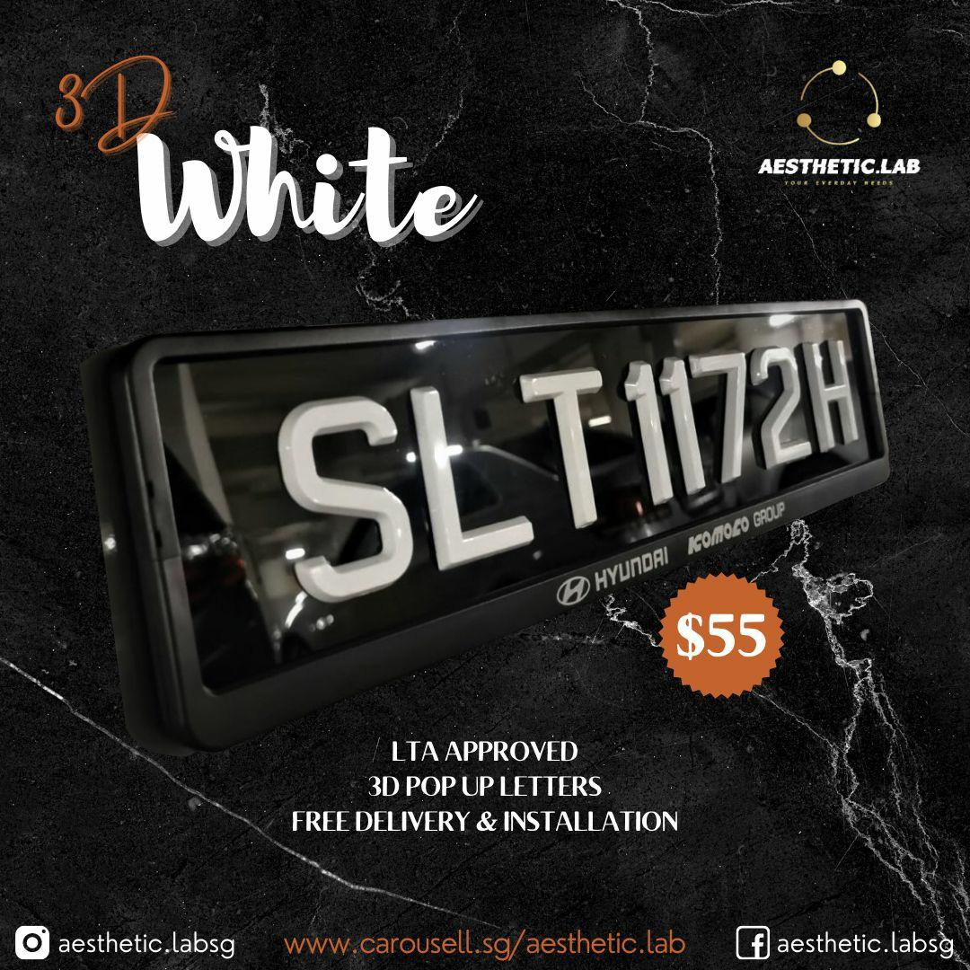 Car Plates - LTA Approved Collection, Car Accessories, Car Plates on ...