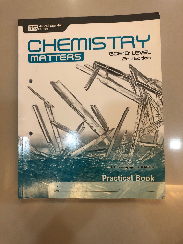 Chemistry Matters GCE O Level 2nd Edition, Hobbies & Toys, Books & Magazines, Textbooks on Carousell