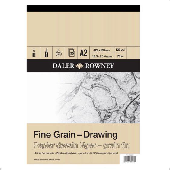 A2 Drawing Paper (Fine Grain), Hobbies & Toys, Stationery & Craft ...
