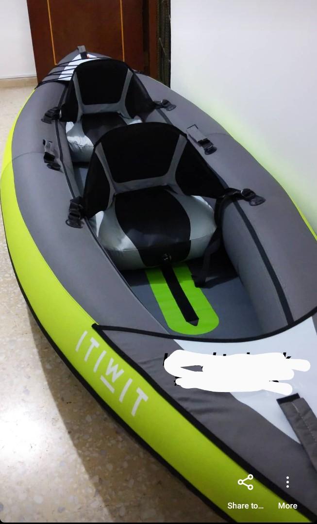 Decathlon Inflatable Kayak, Sports Equipment, Sports & Games, Water ...