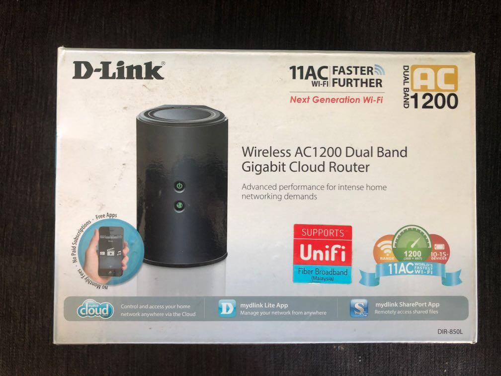 D-Link DIR 850L Wireless AC1200 Router, Computers & Tech, Parts ...