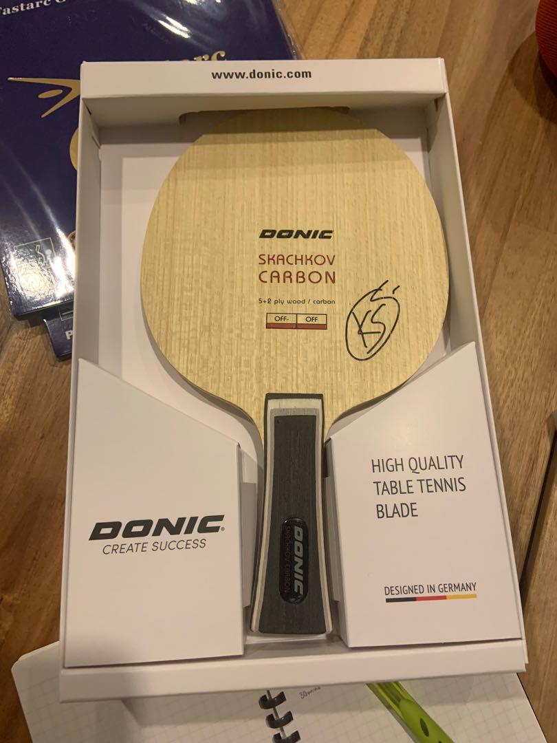 Donic Skachkov Carbon, Battle 2 & H3-50 (Table Tennis Custom), Sports ...