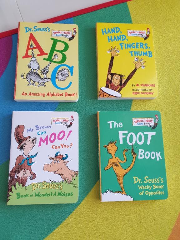 Dr Seuss board books ABC alphabet hand hand fingers thumb mr brown can ...