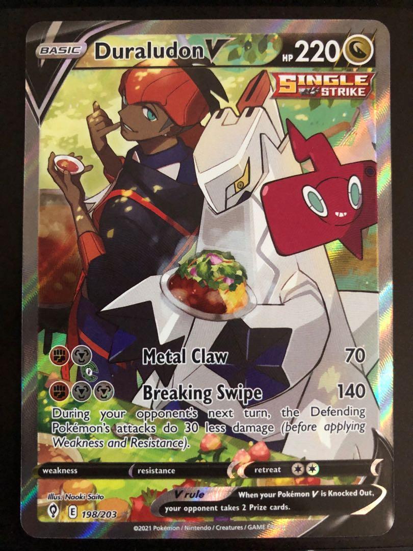 Duraludon V - 198/203 - Alternate Art Ultra Rare Sword & Shield ...