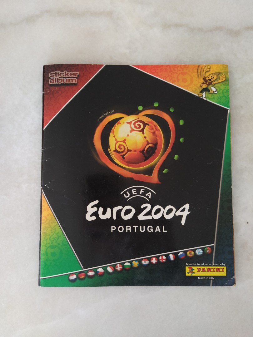 Euro 2004 sticker book collection, Hobbies & Toys, Books & Magazines ...