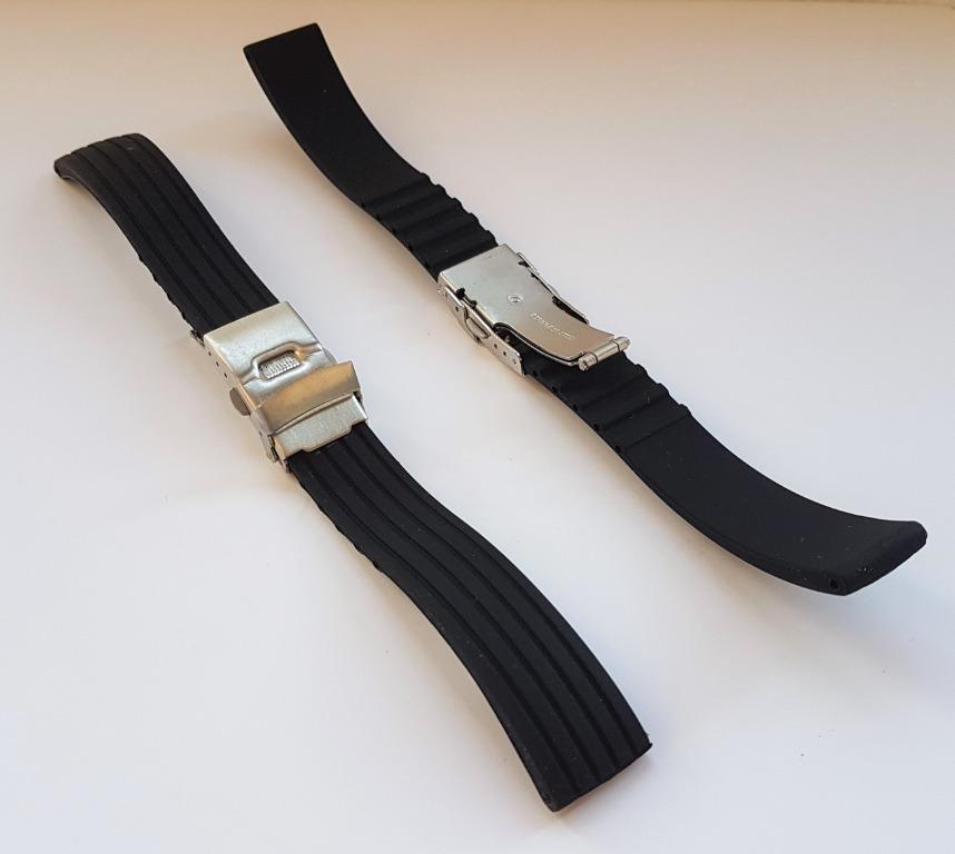 Premium 18mm, 20mm, 22mm, 24mm Watch Band, Watch Strap with Stainless ...