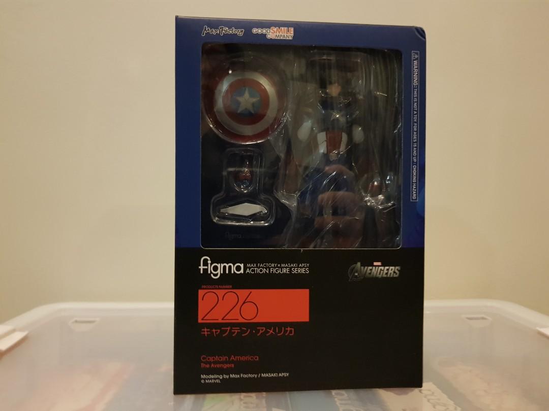 Figma Captain America, Hobbies & Toys, Collectibles & Memorabilia, Fan ...