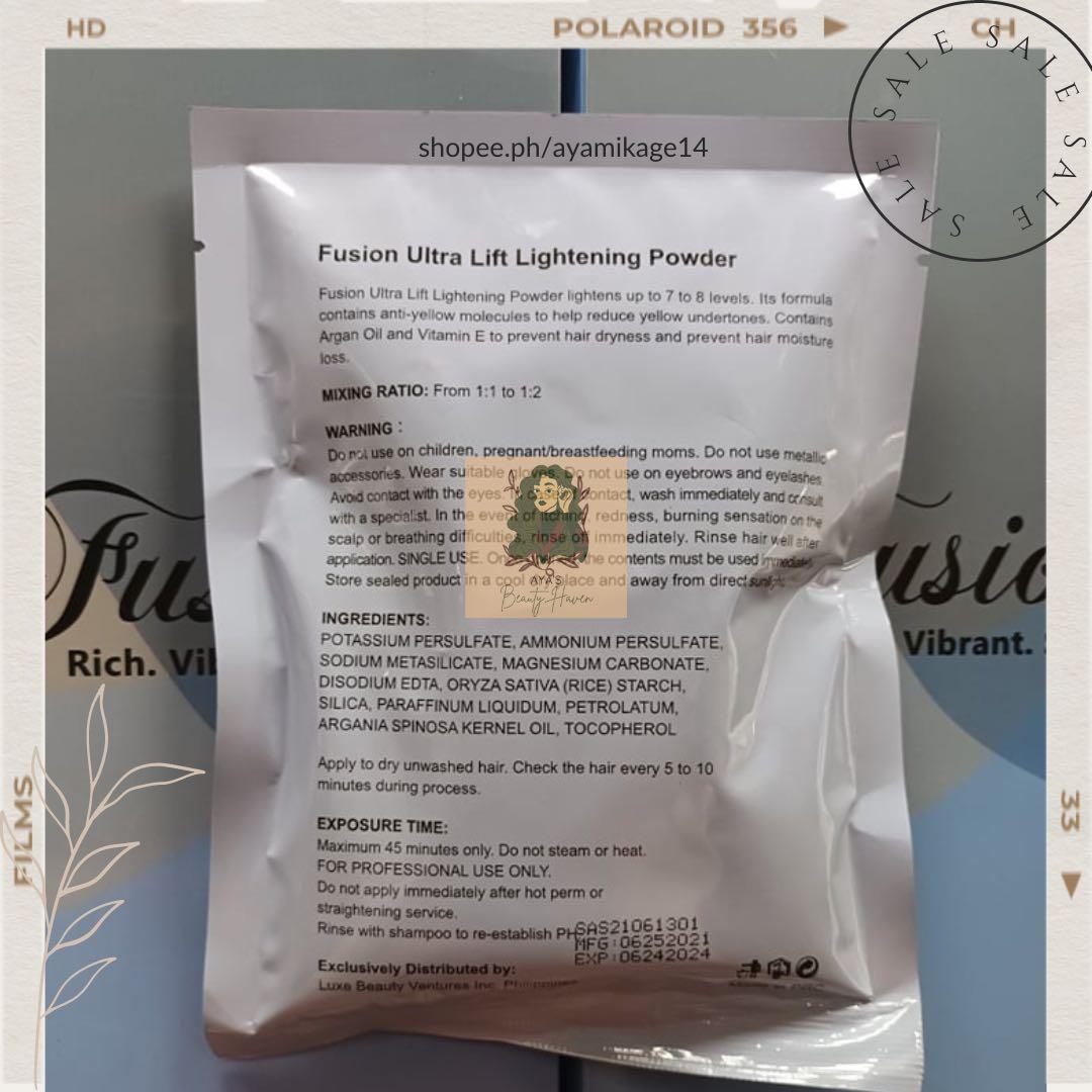 Fusion Ultra Lift Bleaching Powder, Beauty & Personal Care, Hair on ...