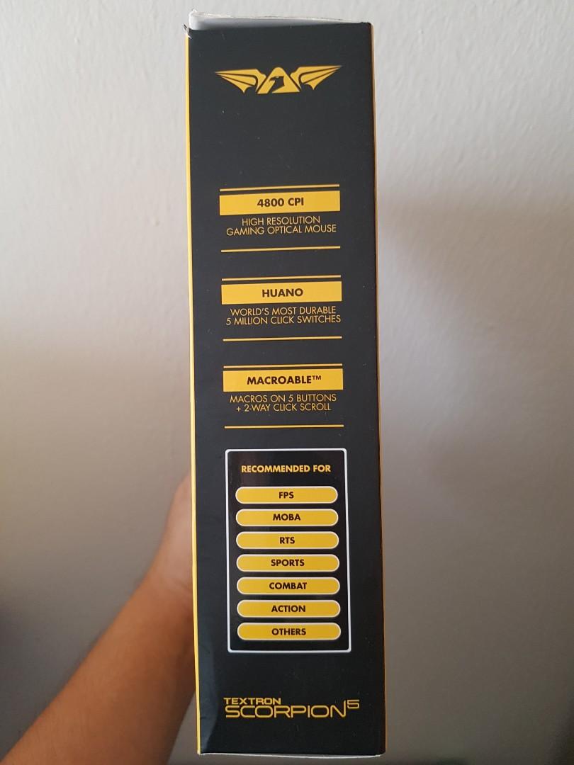 Gaming Mouse Armageddon Textron Scorpion 5, Computers & Tech, Parts ...