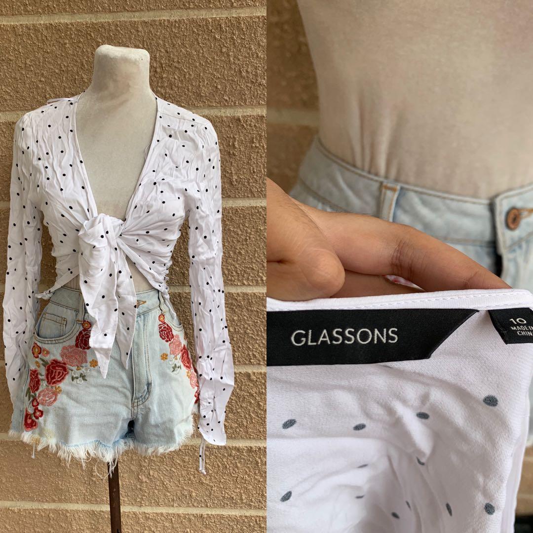 Glassons top, Women's Fashion, Tops, Blouses on Carousell