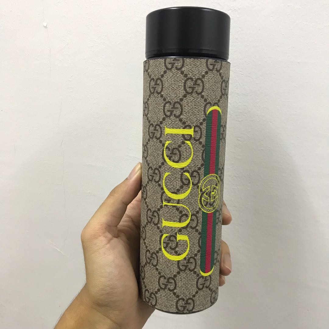 GUCCI stainless steel tumbler, Furniture & Home Living, Kitchenware ...