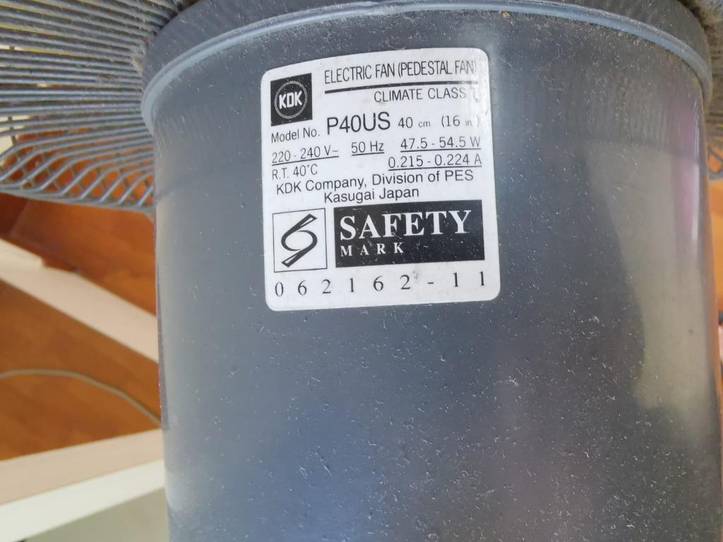 KDK P40US, Furniture & Home Living, Lighting & Fans, Fans on Carousell