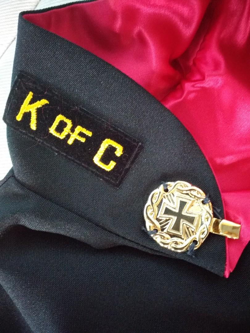 Knights of Columbus KofC ceremonial cape 4th degree color guard costume ...
