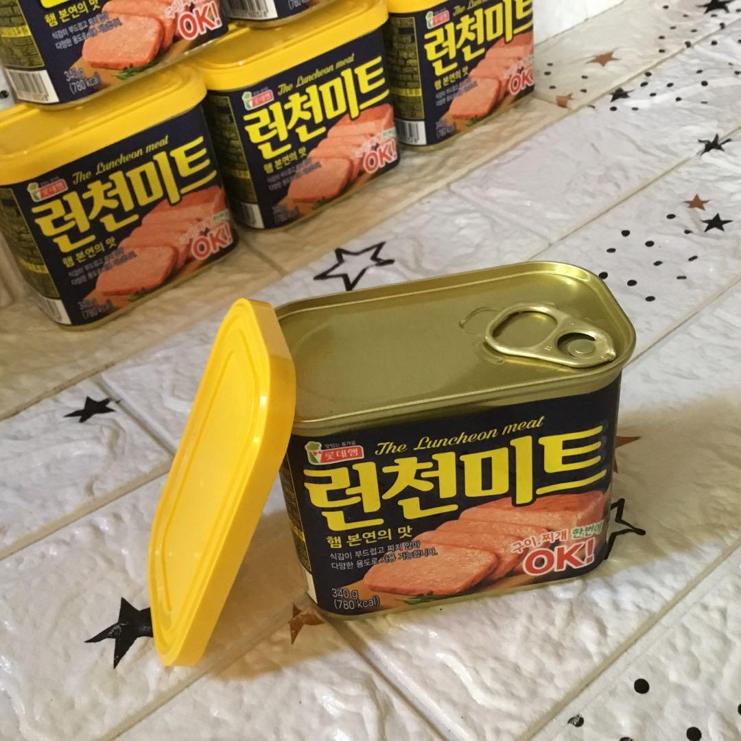 Korean Lotte Spam, Food & Drinks, Packaged & Instant Food on Carousell