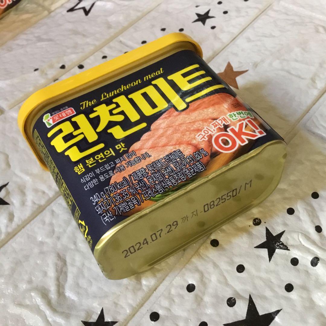 Korean Lotte Spam, Food & Drinks, Packaged & Instant Food on Carousell