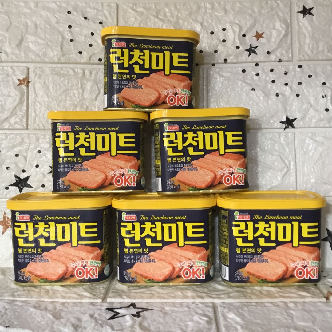 Korean Lotte Spam, Food & Drinks, Packaged & Instant Food on Carousell