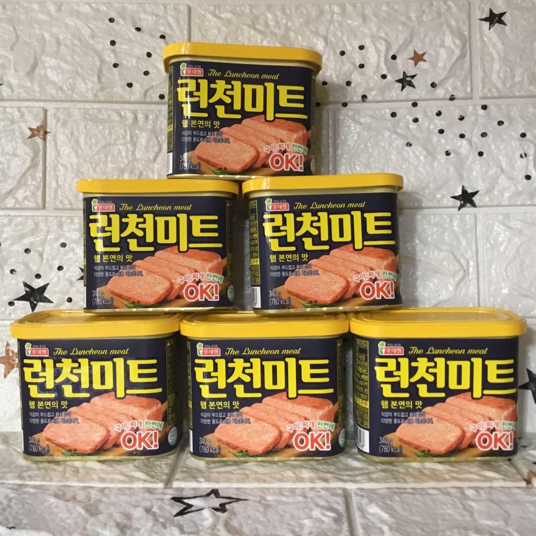 Korean Lotte Spam, Food & Drinks, Packaged & Instant Food on Carousell