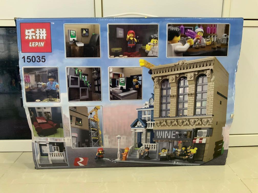 Lepin 15035 Wine Bar & Construction Site, Hobbies & Toys, Toys & Games ...
