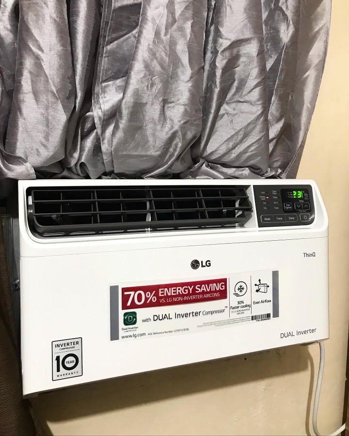 LG LA080EC .80 HP, Dual Inverter Compressor, 70% Energy Saving, Fast ...