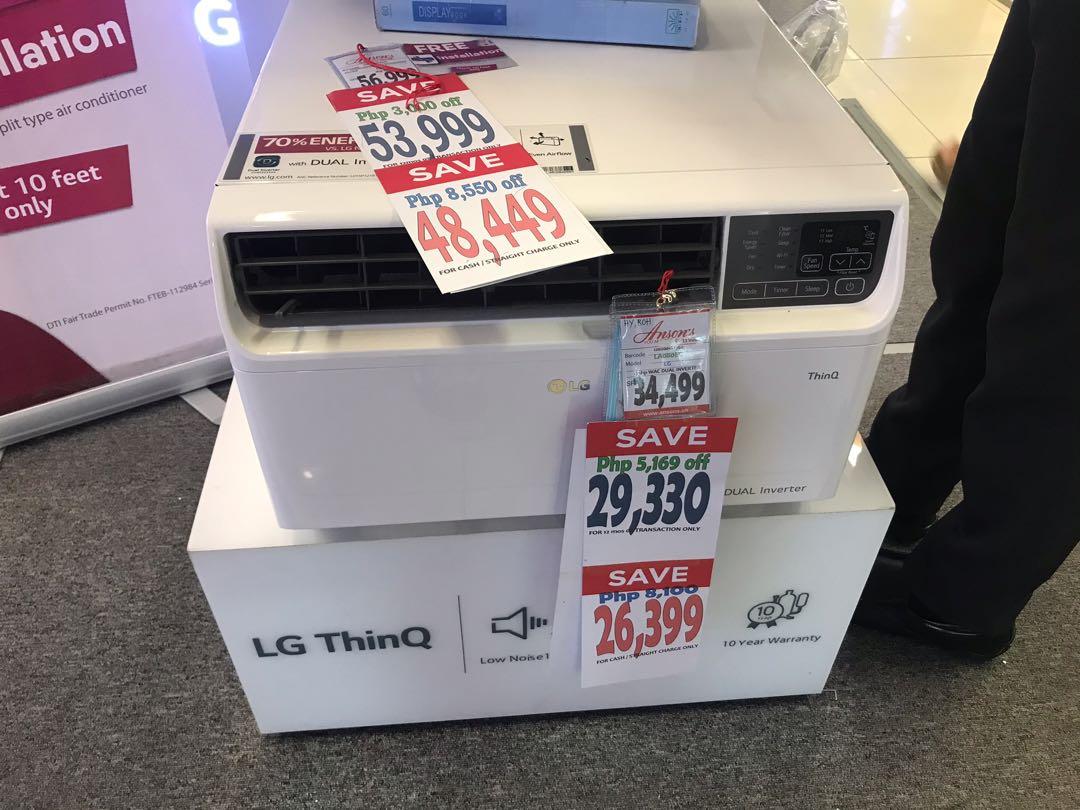 LG LA080EC .80 HP, Dual Inverter Compressor, 70% Energy Saving, Fast ...