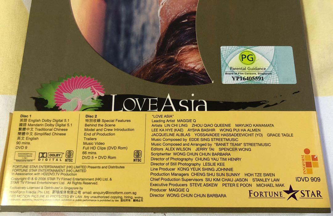 Love Asia DVD Featuring Maggie Q, Lin Chi Ling and more, Hobbies & Toys ...