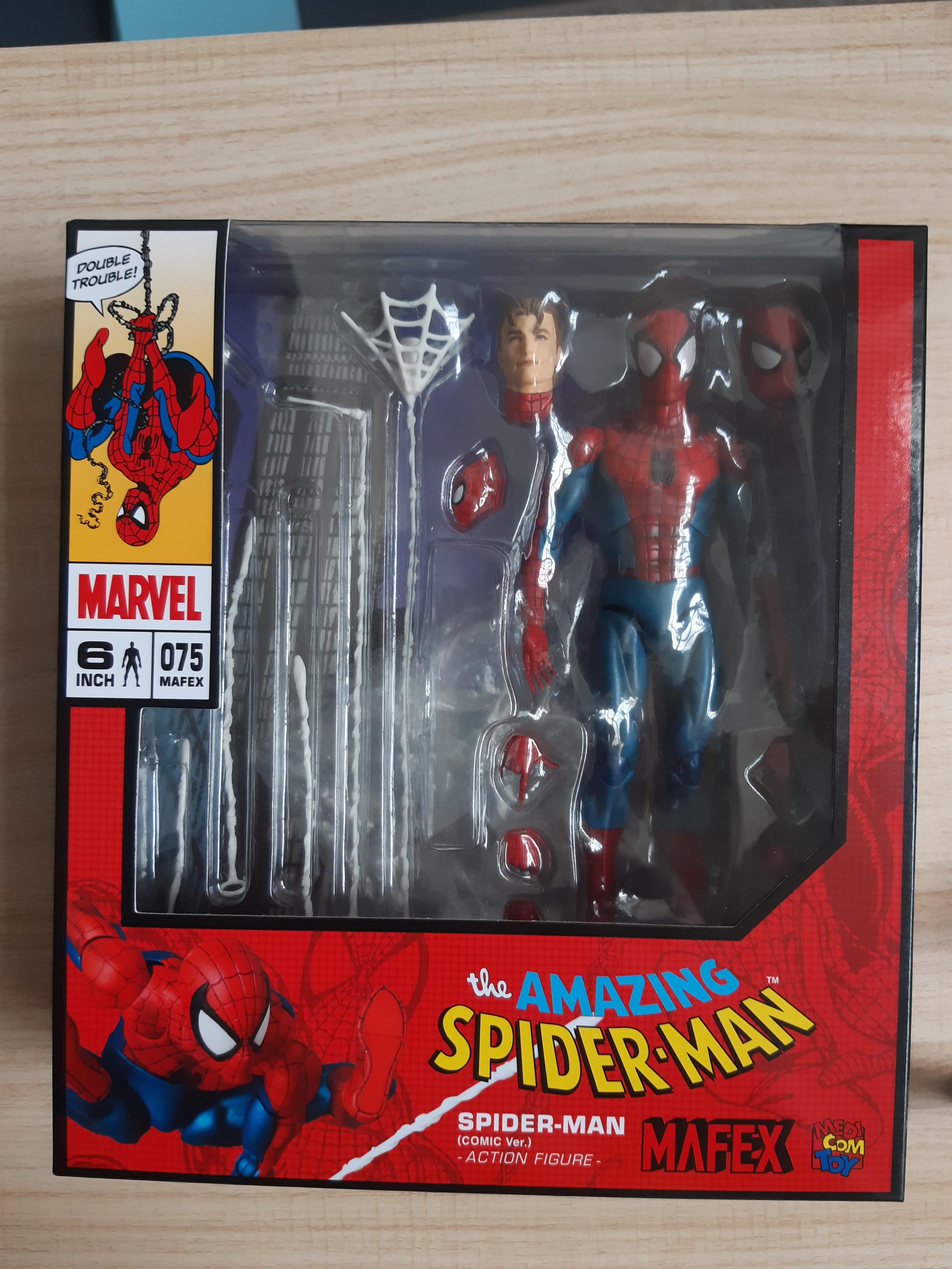 MAFEX Spider-man Comic Version, Hobbies & Toys, Toys & Games on Carousell