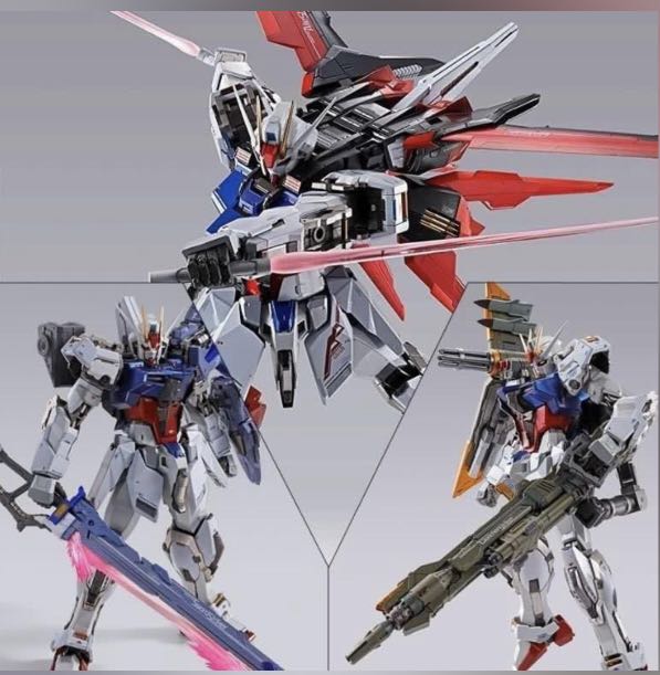 metal build aile strike + sword striker + launcher striker perfect strike gundam 突擊 空裝 炮裝 劍裝 完美 ...