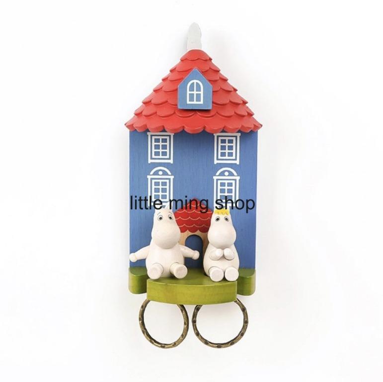 Licensed Moomin Wooden Key Holder & Holder Stand Rest set, Furniture ...